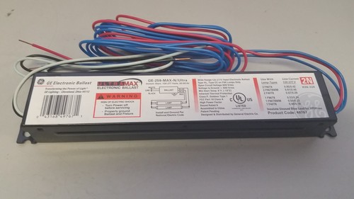 GE-259-MAX-N/ULTRA High Efficiency Electronic Ballast 120-277V For F40 ...