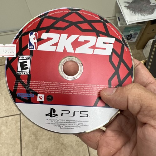 Sony PlayStation 5 PS5 NBA 2K25 (2024) No Cover Case 710425672484 | eBay