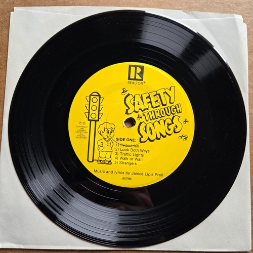 Janice Lipis Prall – Safety Through Songs 45 7" Record Vinyl Realtor ...