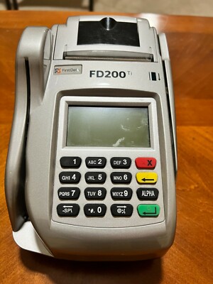 First Data FD 200Ti Terminal and Check Reader | eBay