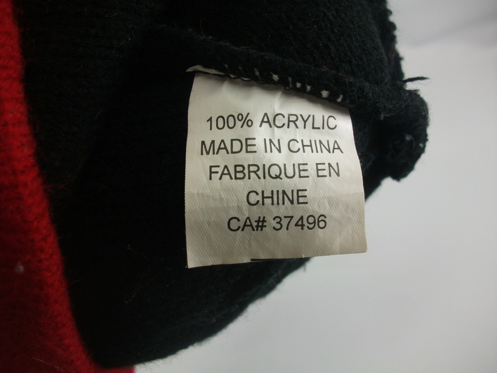 Hockey Canada Winter Hat Molson Canadian Red Black To… - Gem