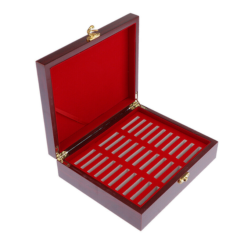 Commemorative Coin Storage Box Display Box Wooden Storage Box | eBay