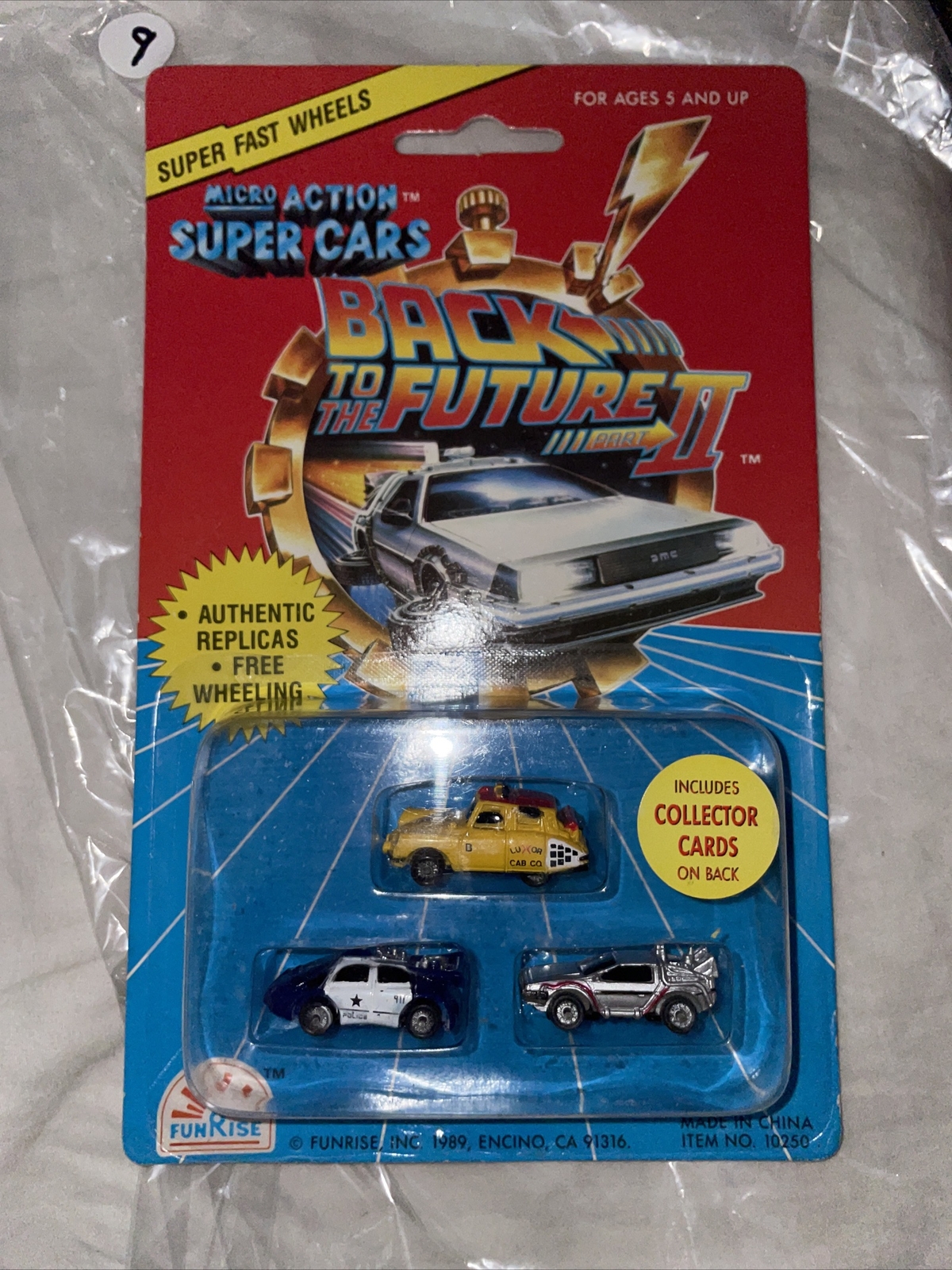 Funrise Back to the Future II Micro Action Super Cars Collector 1989 ...