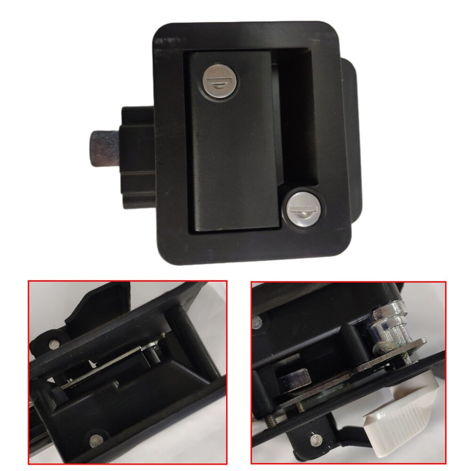 For Camper Trailer RV Paddle Entry Door Lock Latch Handle Knob Deadbolt ...