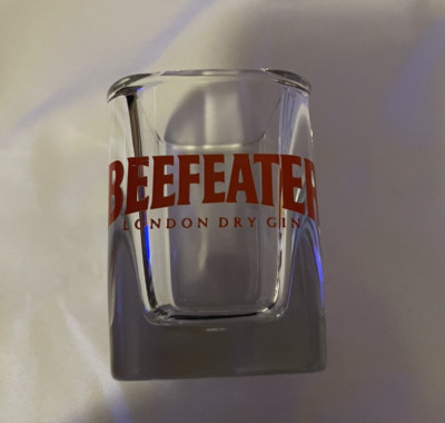 New Vintage Beefeater Square Shot Glass | eBay