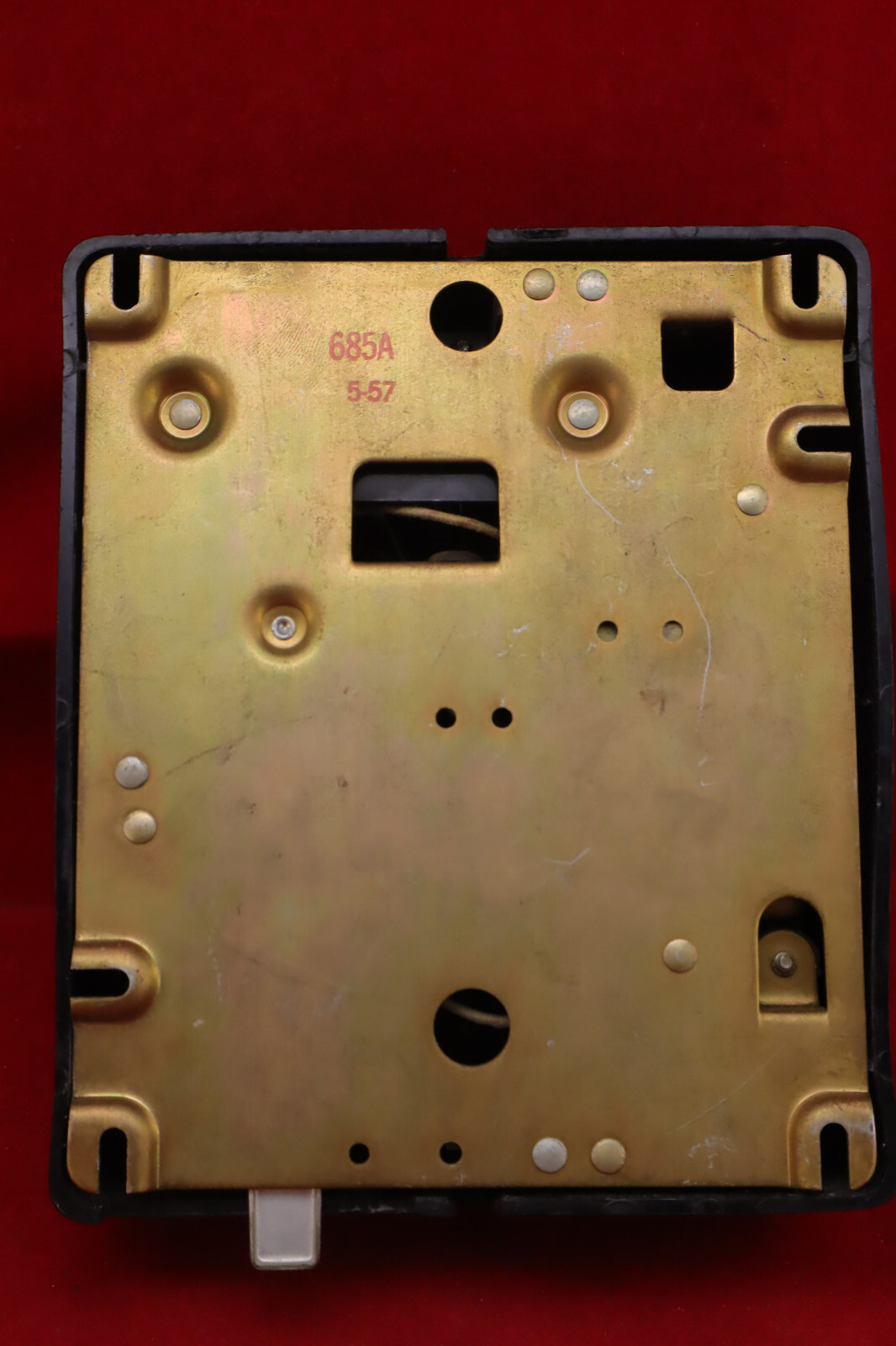 Vintage 1957 Western Electric 685A Bell System Black Telephone Ringer ...