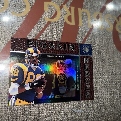 🔥1997 Upper Deck UD3 Pigskin Heroes #66 Eddie Kennison St. Louis Rams ...