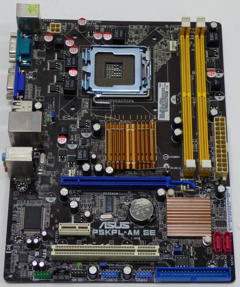 ASUS P5KPL-AM SE Retro Motherboard Combo | Intel Xeon X3230 | 4GB DDR2 ...