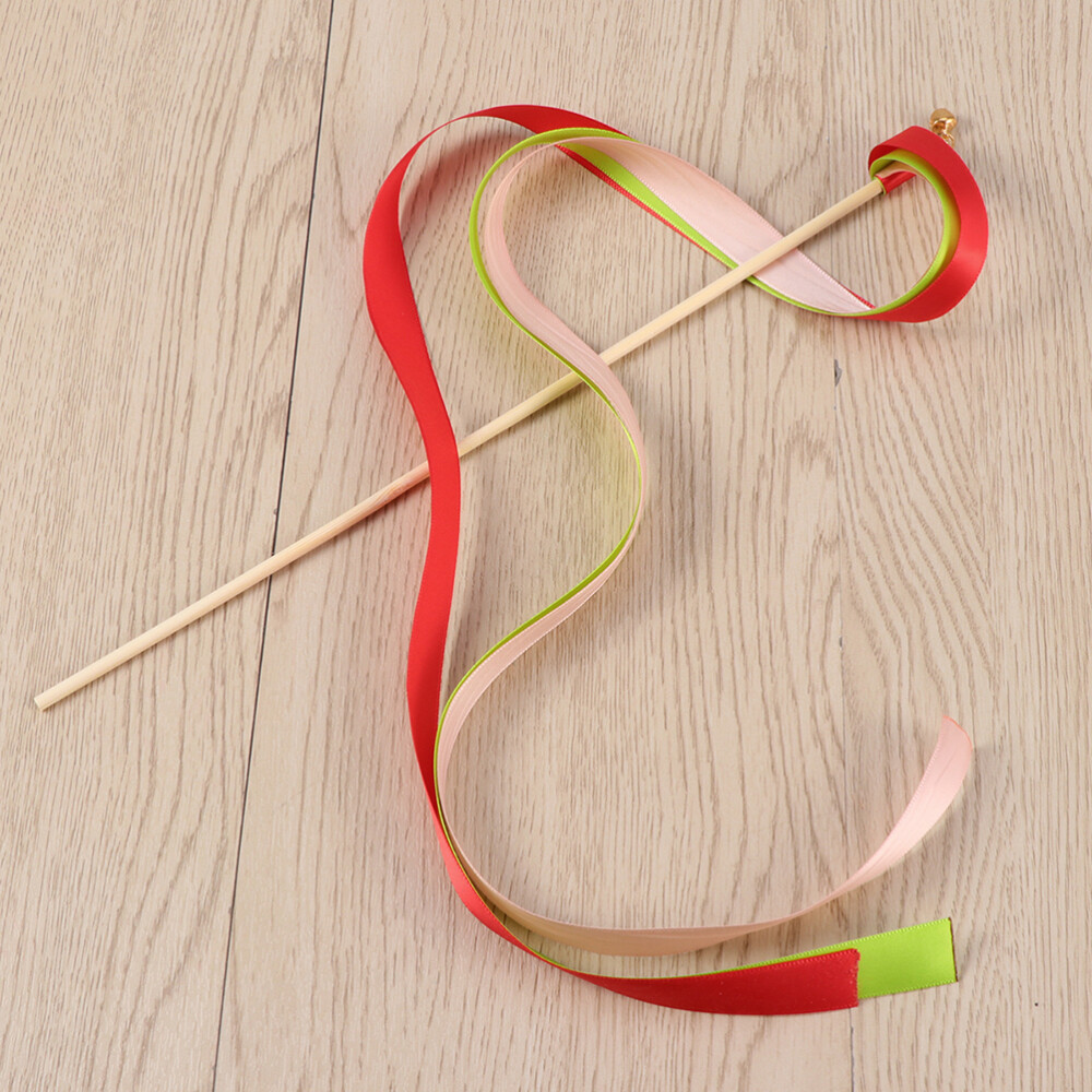 Colorful Ribbon Sticks Rainbow Dance Ribbon Ribbon Stick Ribbon Dancer ...