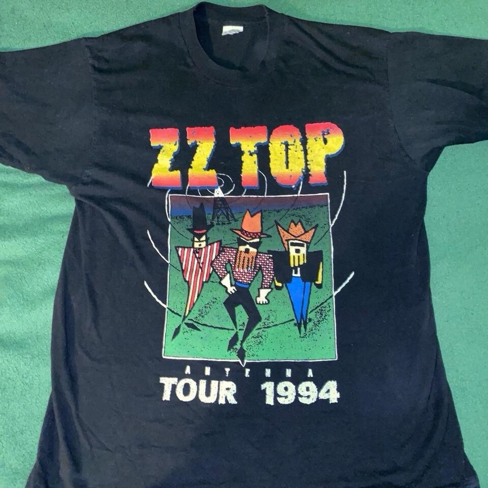 Rare Vintage 90s 1994 ZZ Top Antenna Tour T-shirt - Gem