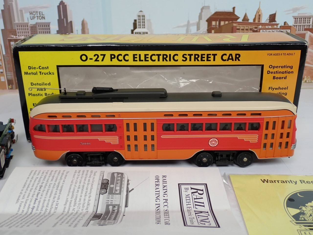MTH O Gauge No.5000 Pacific PCC Electric Stret Car Trolley/Modified To ...