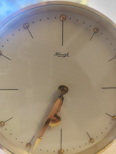 Elegant 70s Kienzle Desk CLOCK Classic Design Modernism Mid Century ...