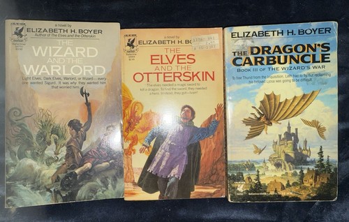 Elizabeth H Boyer 3 books World of the Alfar series Paperback Vintage ...