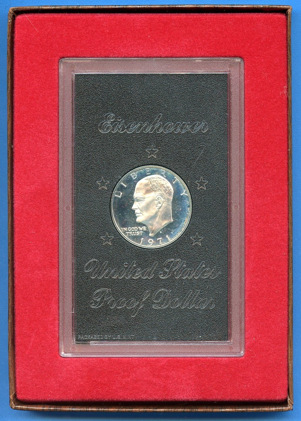 1971 S US Mint Eisenhower $1 Silver Proof Coin Uncirculated Ike #20 ...