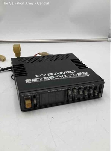 Pyramid Black Graphic Equalizer SE725VLLED Hi Speed Power Stereo Car ...