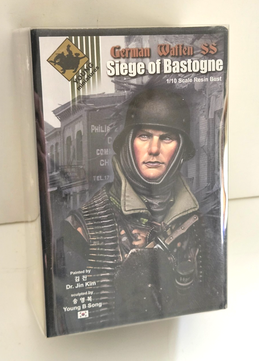 1/10 YOUNG MINIATURES GERMAN WAFFEN SS SIEGE OF BASTOGNE BUST #YM1887 ...