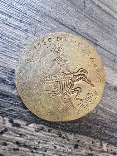 1789 George Washington Inaugural Button Memorable Era March the Fourth ...