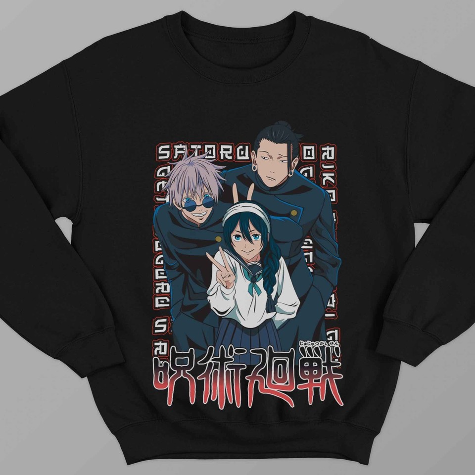 Jujutsu Kaisen Sweatshirt Gojo Satoru Sweater JJK Anime Pullover Geto ...