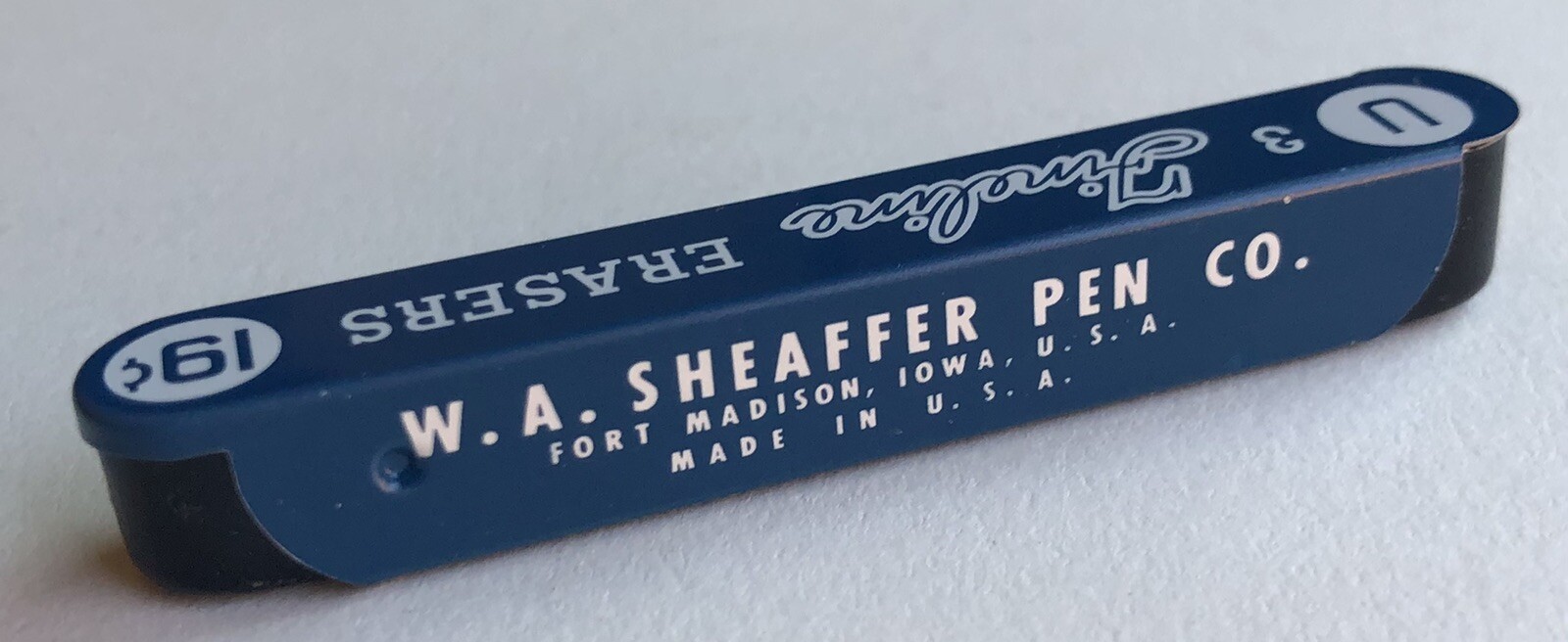 Vintage SHEAFFER Fineline U Mechanical Pencil Erasers Blue NOS 3pk ...