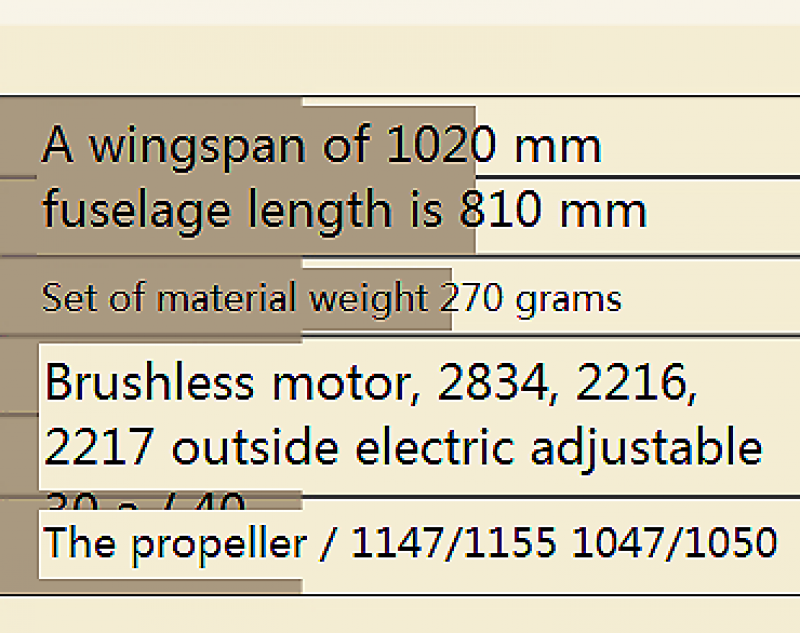 RC Plane Laser Cut Balsa Wood Airplane Model Building Parts Toy Kit ...