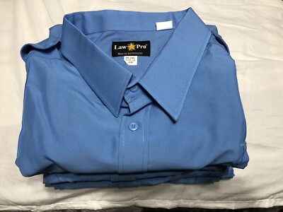 Lot of 4 LAW PRO Quartermaster 21-21.5 Blue Shirts 5XL LNG 34/35 Big ...