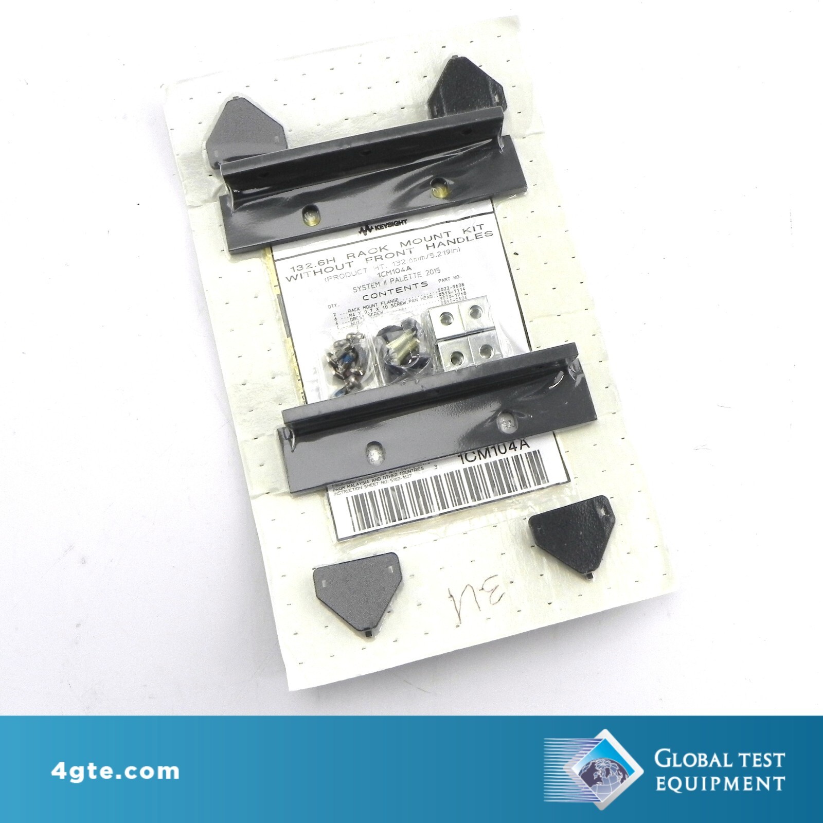 Keysight 1CM104A Rack mount flange kit 132.6 mm H (3U) – two flange ...