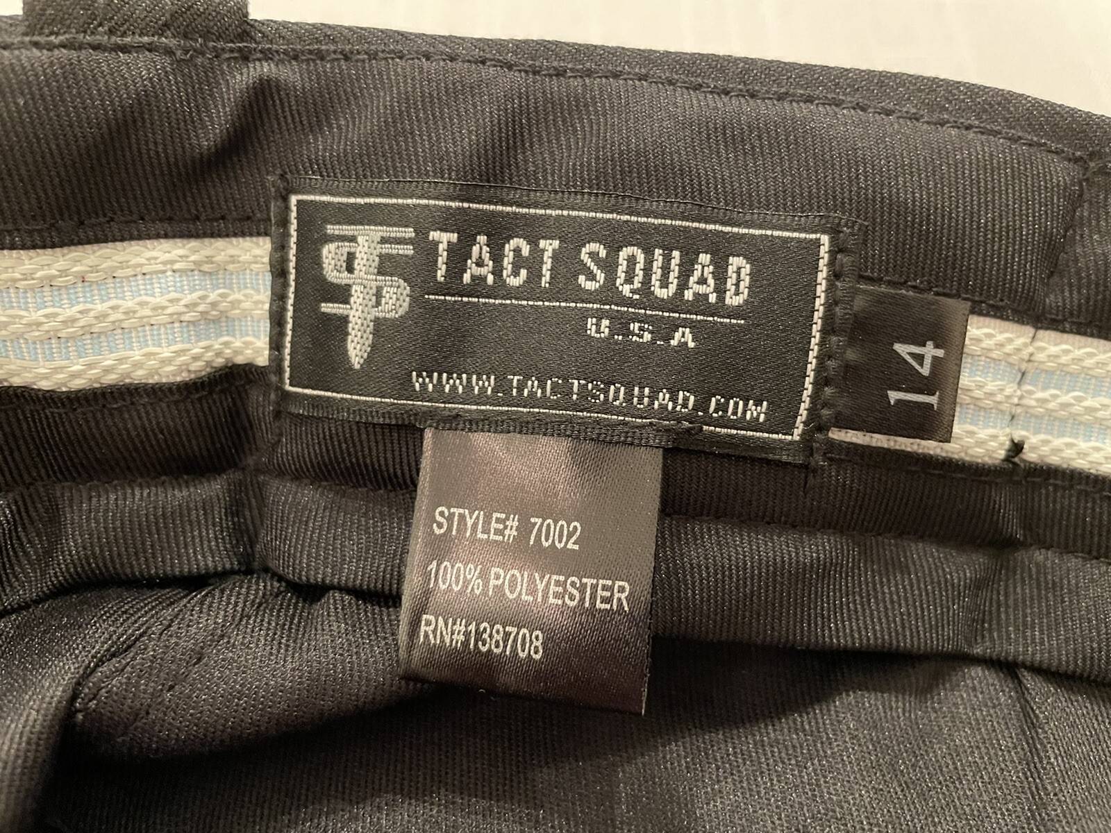 Tact Squad 7002 EMS/EMT/Fire Trousers Black Pants Sz 14 Raw Hem NWT | eBay