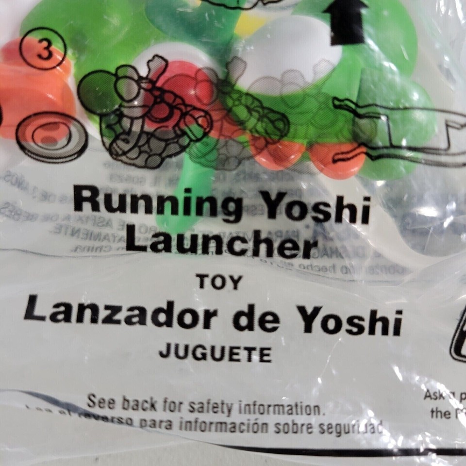 Super Mario Bros Toy Lot Jumping Mario, Princess Peach, Yoshi Launcher ...