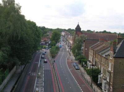 Photo 6x4 Archway Road N6 Hornsey Looking north from Hornsey Lane ...
