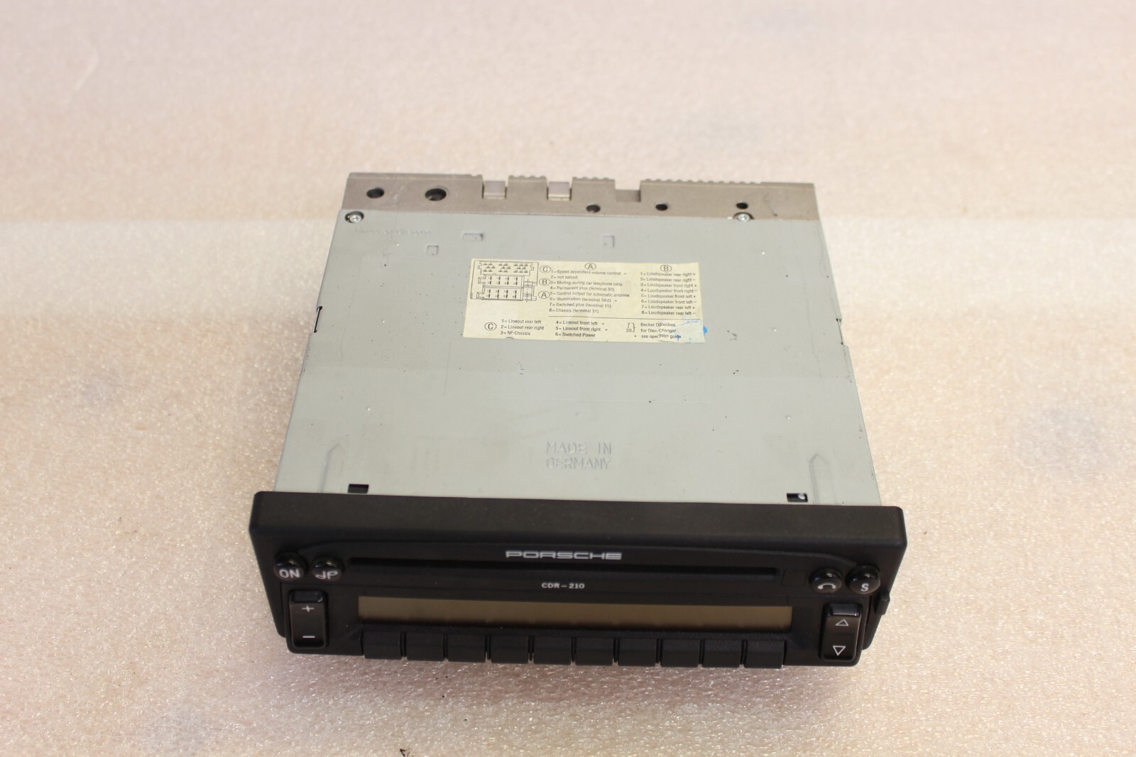 Porsche 911 Carrera 996 986 993 Stereo Radio Player CDR210 Becker CD ...