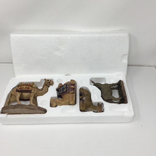 Three Kings Gifts Real Life Christmas Nativity Animals Deluxe Set of (4 ...