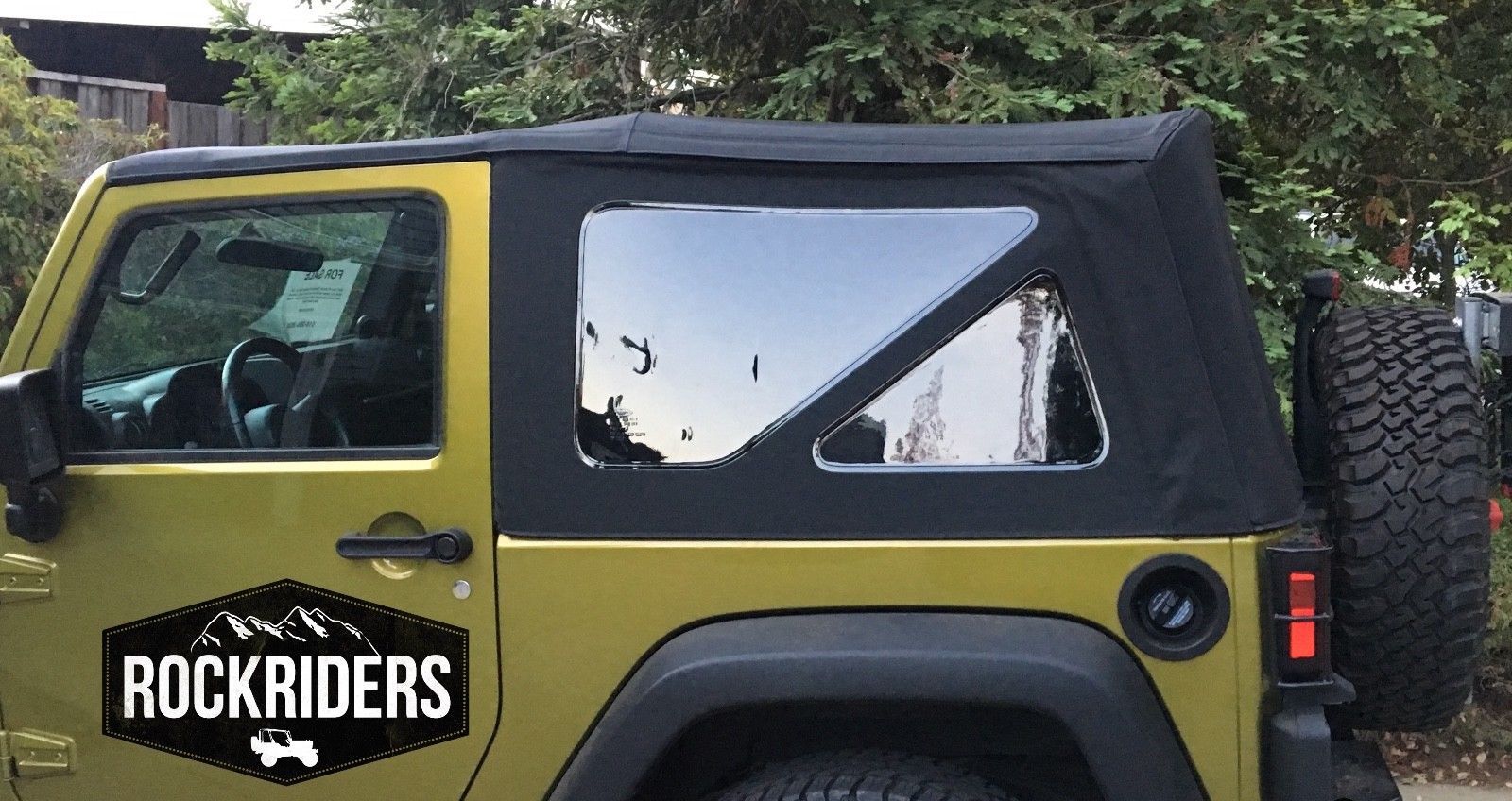 2010-2017 Jeep Wrangler JK 2 Door Replacement Soft Top & Tinted Windows ...