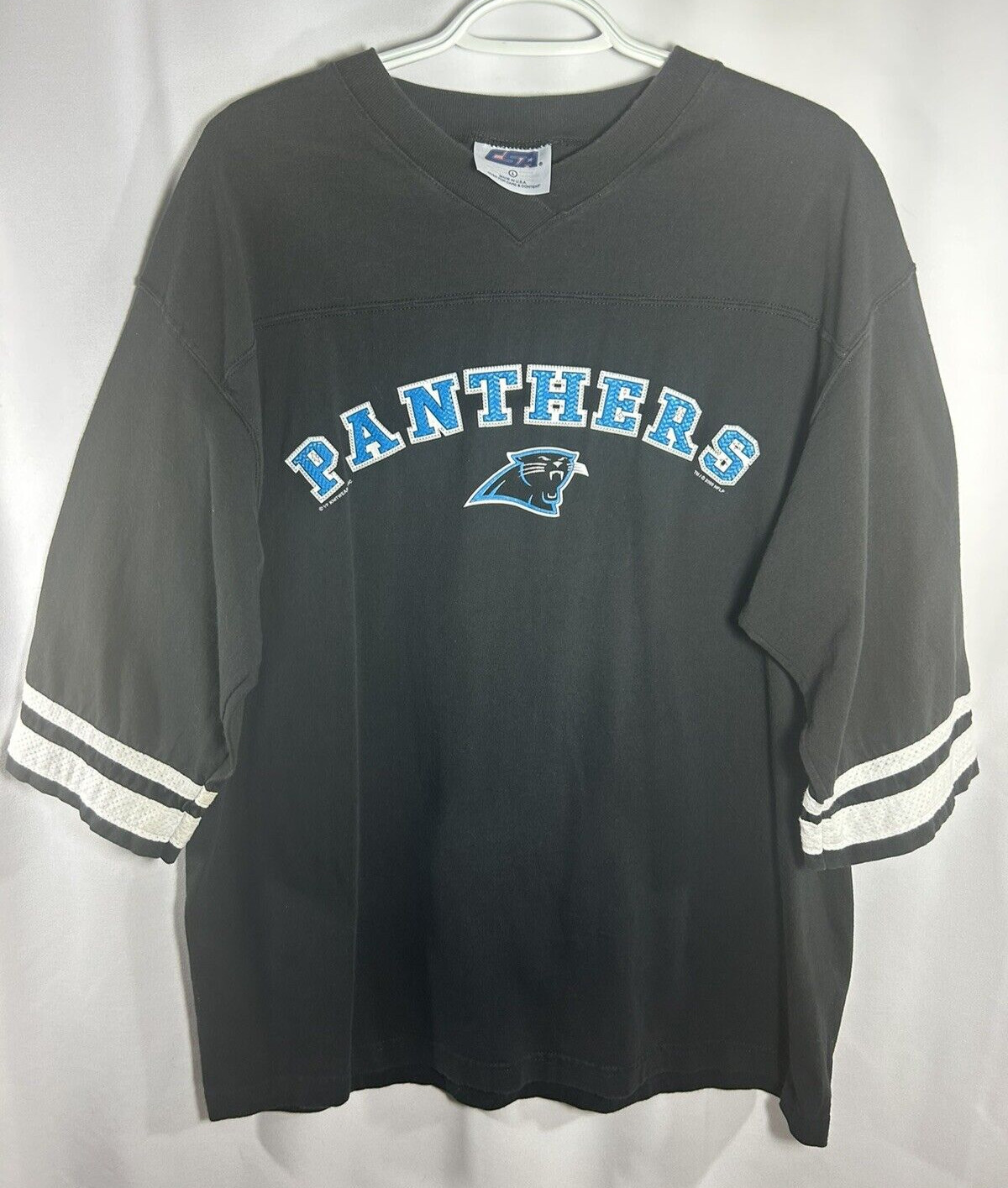 VINTAGE 2000’s Carolina Panthers NFL Logo Men's Gray … - Gem
