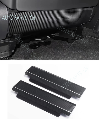 For 2022-2023 Lexus LX600 steel carbon Rear Seat Anti-Kick Panel Cover ...