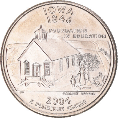 [#1045818] Coin, United States, Iowa, Quarter, 2004, U.S. Mint ...
