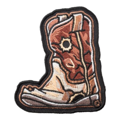 Bullet Hole Cowboy Boot Patch, Western Patches | eBay