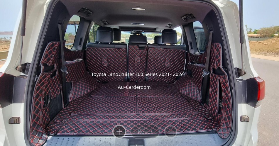 Custom Made Trunk Liner Boot Mats For Toyota LandCruiser LC300 Series ...