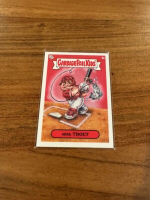 Mike Trout 2023 Topps Garbage Pail GPK X MLB Name Variation SP #2C ...