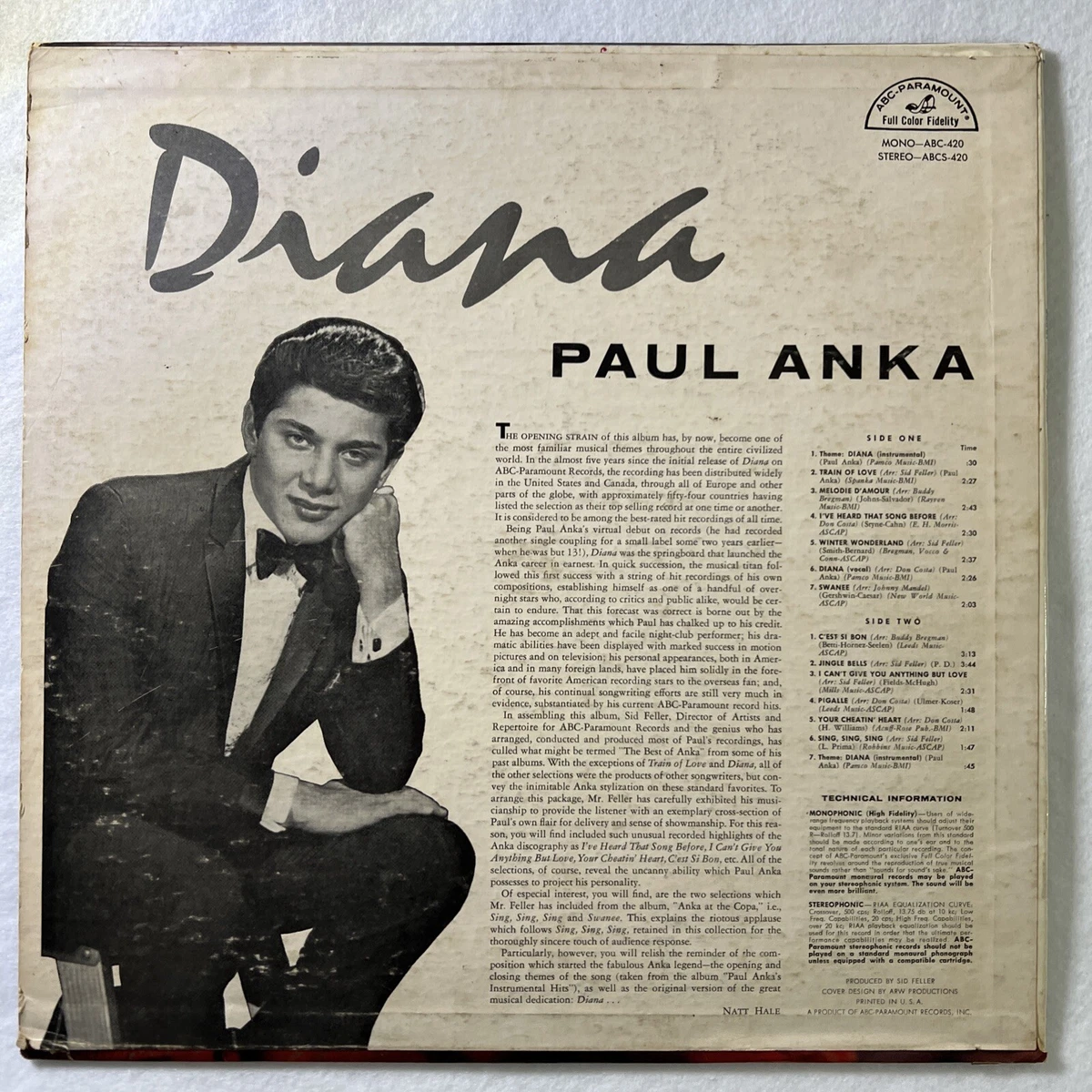 Paul Anka Diana