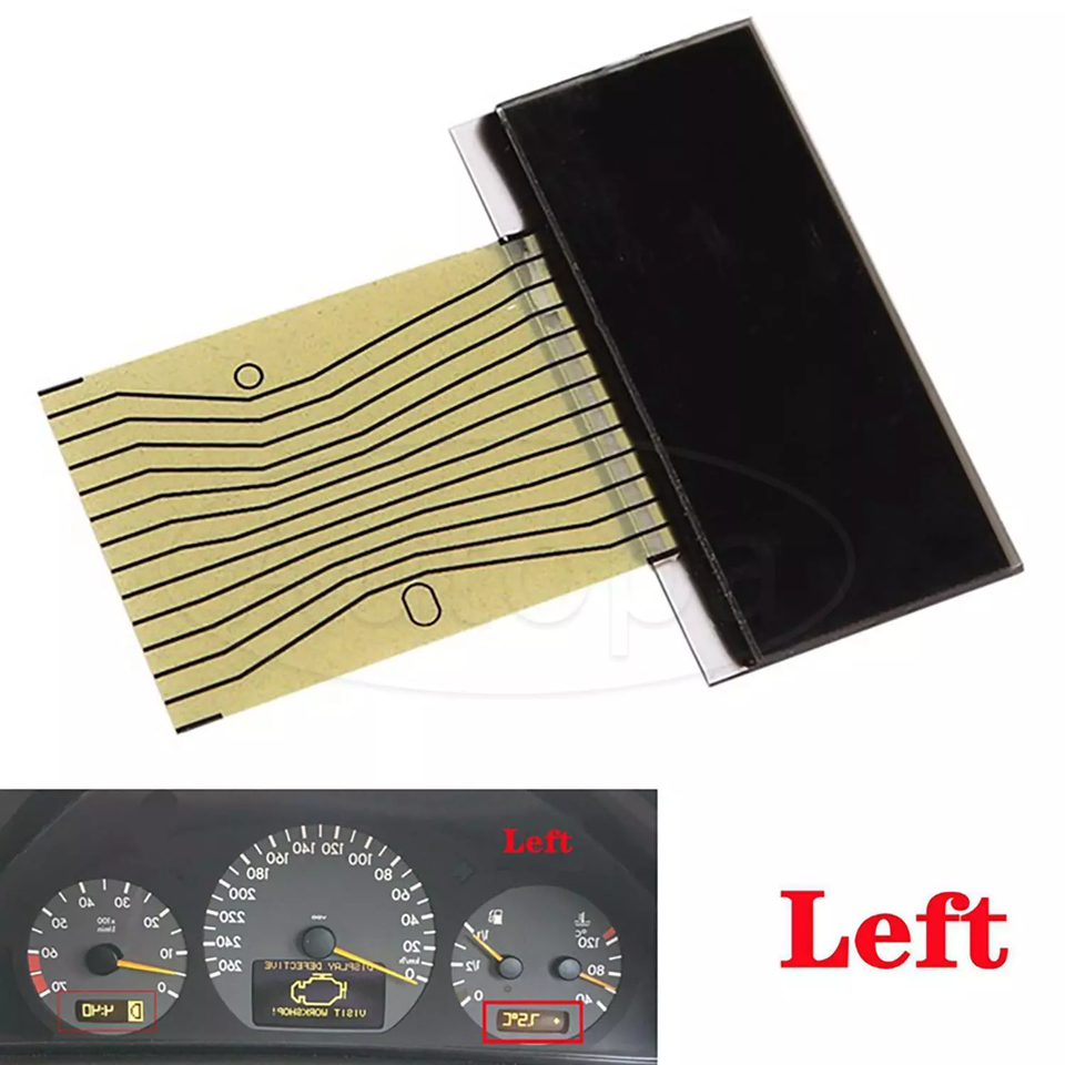R+L Instrument Cluster LCD Display Screen For Mercedes 1998-2002 E ...