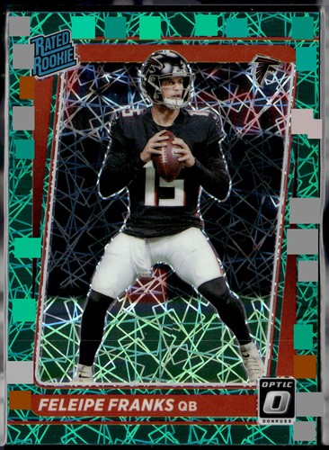 2021 Donruss Optic #299 Feleipe Franks Teal Velocity Prizm Rated Rookie ...
