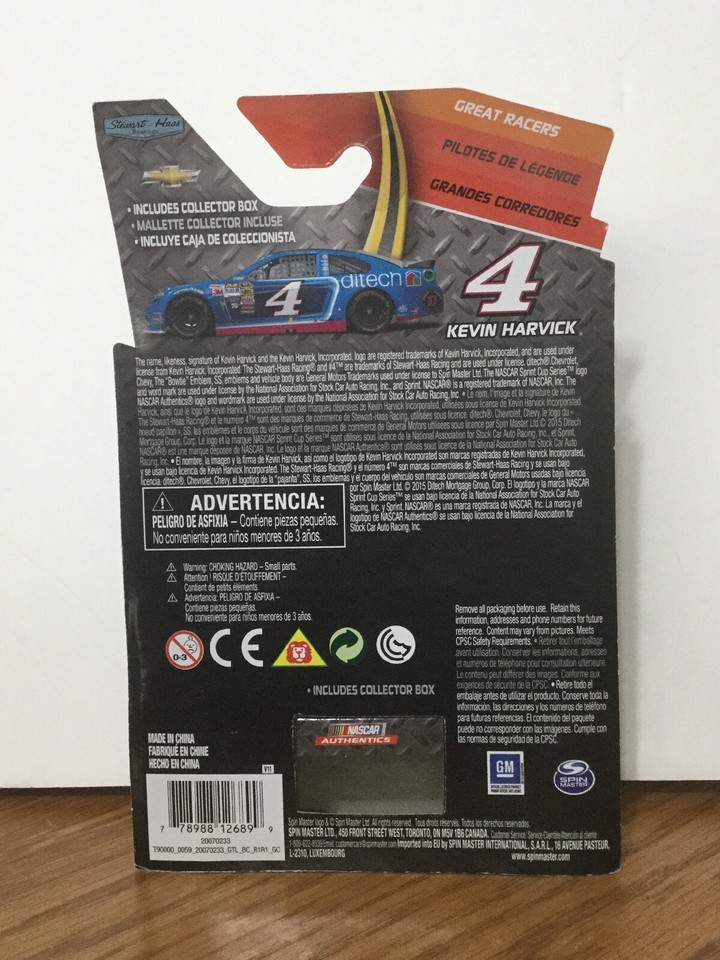 Kevin Harvick #4 Die Cast Car 1:64 NASCAR Authentics Ditech Great ...