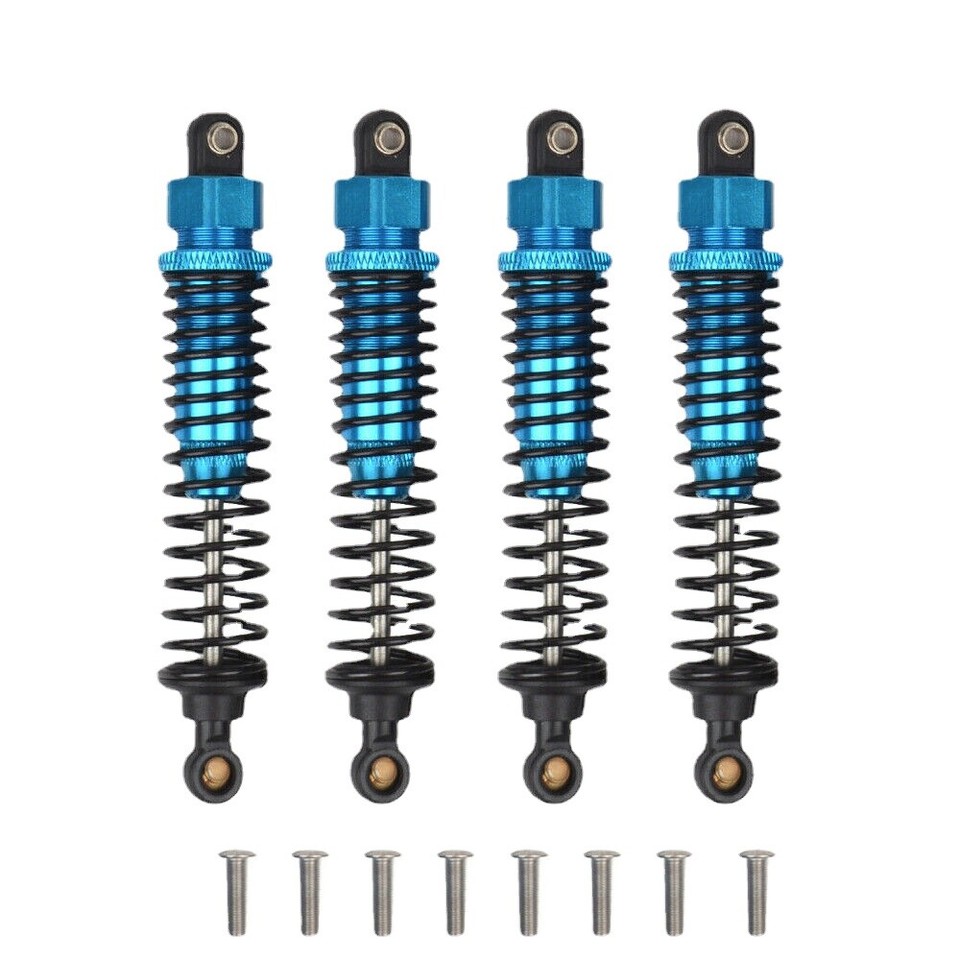 4pcs Aluminum Oil Shocks Absorber for Tamiya Super Blackfoot/King ...
