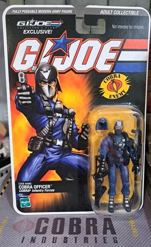 GI JOE ~ 2008 COBRA OFFICER ~ MOC MOSC ONLINE EXCLUSIVE DTC | eBay