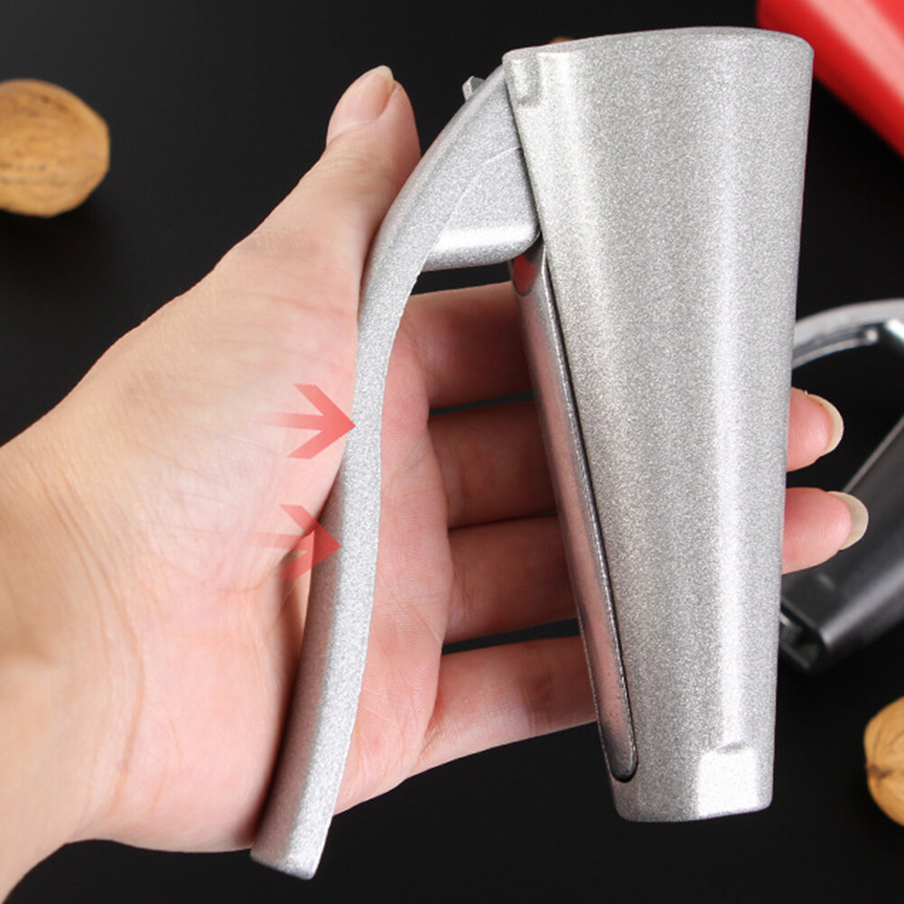 Funnel Shape Chestnut Clip Antiskid Handle for Home (Walnuts Clip Shiny ...