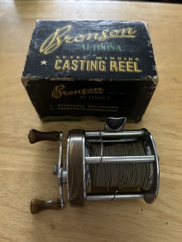 Vintage Bronson Altoona 4250 Level Winding Casting Reel -in Original Box | eBay