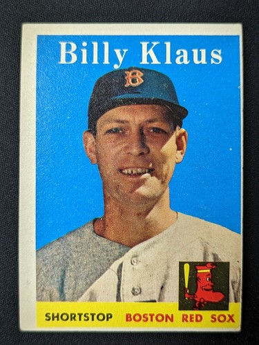 1958 Topps #89 Billy Klaus Boston Red Sox EX | eBay