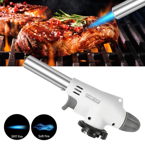 1PC Outdoor Gas Torch Portable BBQ Adjustable Kitchen Torch Lighter ...