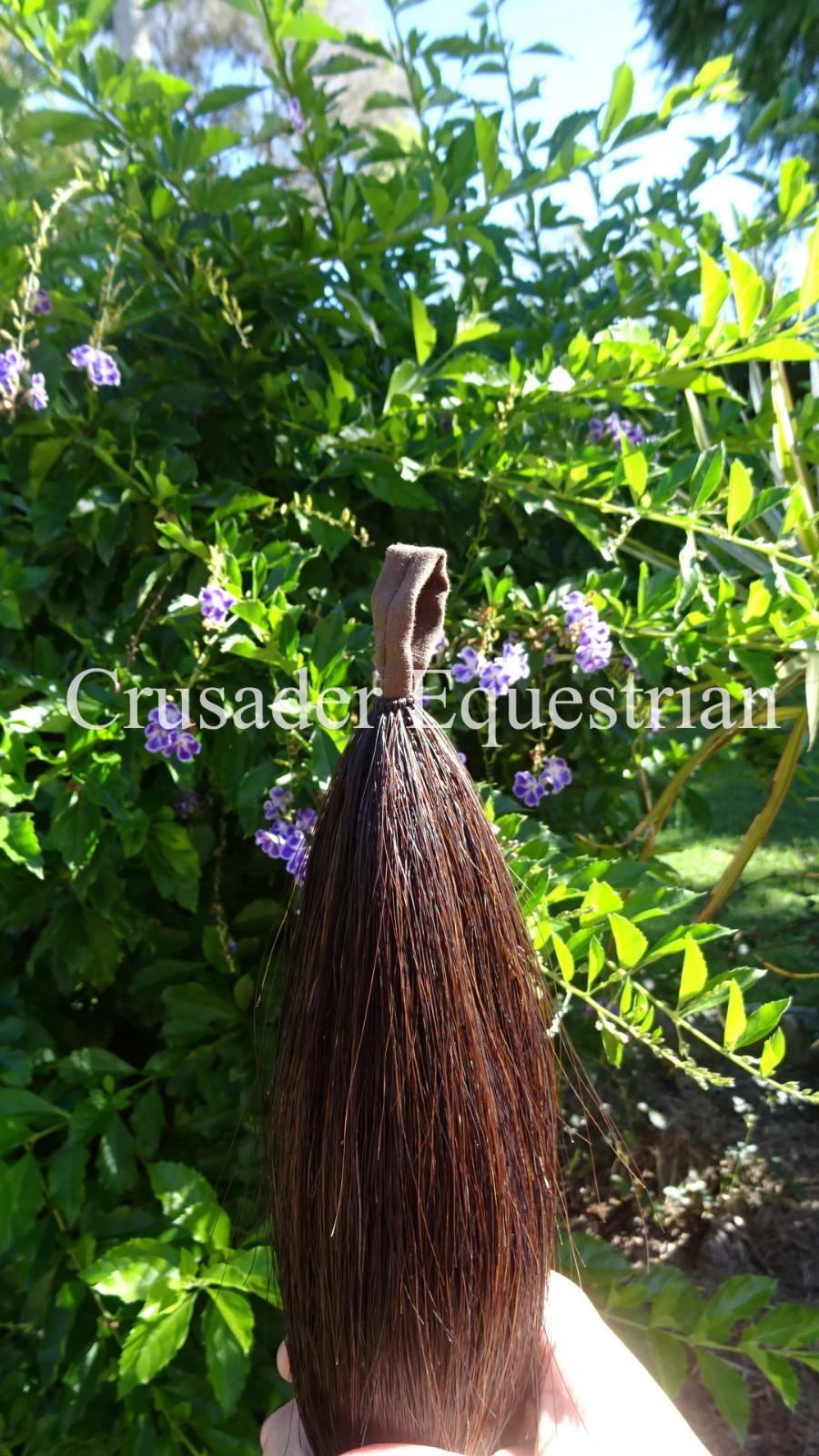 New DARK Chestnut False Tail Double Thickness 90 cm Horse Pony show ...