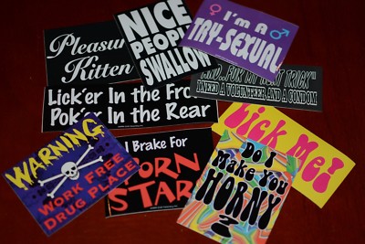 Vintage Naughty Adult Themed Glossy Stickers Mature Funny Sexual ...